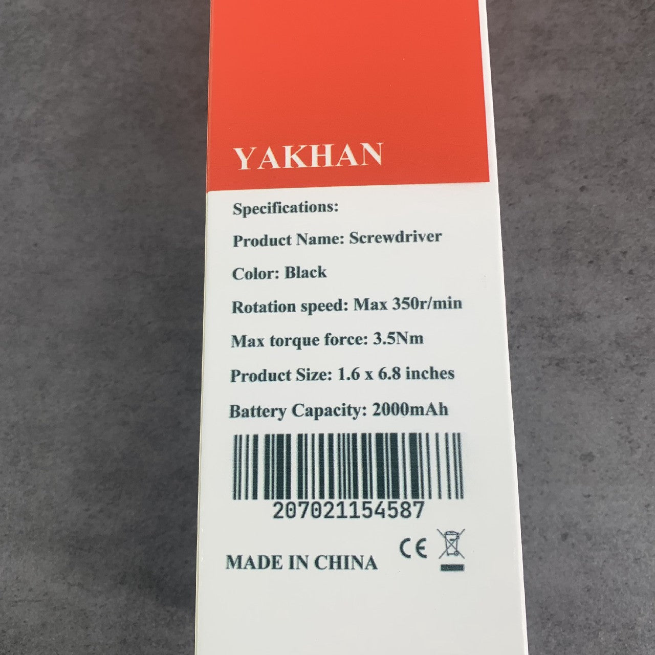 YAKHAN Electric Screwdriver Rechargeable Smart Cordless Automatic Scre ...