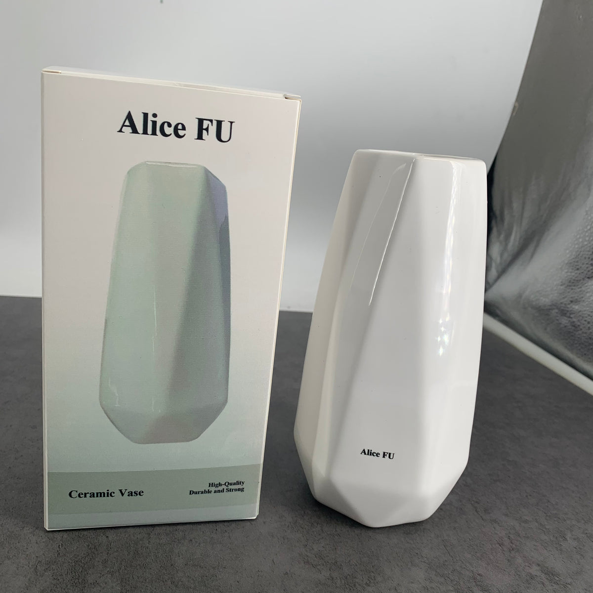 Alice FU Ceramic Vase In White – Xshopxmall
